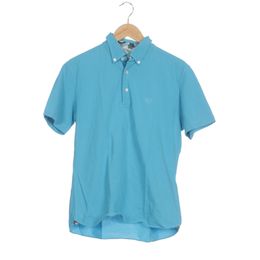 Van Laack Herren Poloshirt, blau, Gr. 48