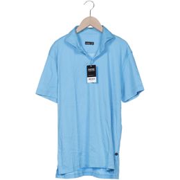 Van Laack Herren Poloshirt, blau, Gr. 48