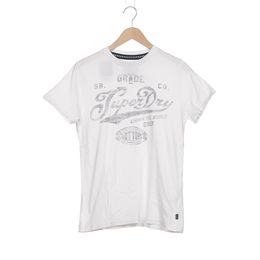 Superdry Herren T-Shirt, weiß, Gr. 48