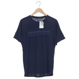 Superdry Herren T-Shirt, blau, Gr. 52