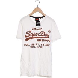 Superdry Herren T-Shirt, weiß, Gr. 46