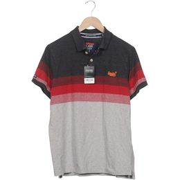 Superdry Herren Poloshirt, grau, Gr. 56