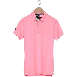 Superdry Herren Poloshirt, pink, Gr. 46