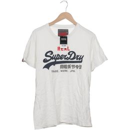 Superdry Herren T-Shirt, weiß, Gr. 54