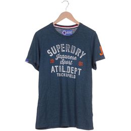 Superdry Herren T-Shirt, türkis, Gr. 56