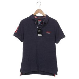 Superdry Herren Poloshirt, blau, Gr. 54