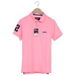 Superdry Herren Poloshirt, pink, Gr. 48