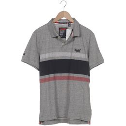 Superdry Herren Poloshirt, grau, Gr. 56