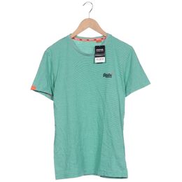 Superdry Herren T-Shirt, türkis, Gr. 52