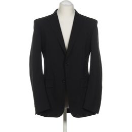 Massimo Dutti Herren Sakko, schwarz, Gr. 50