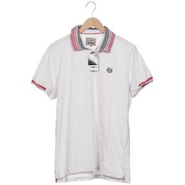 CAMP DAVID Herren Poloshirt, weiß, Gr. 52