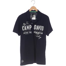 CAMP DAVID Herren Poloshirt, marineblau, Gr. 54