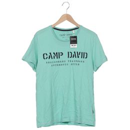 CAMP DAVID Herren T-Shirt, türkis, Gr. 52