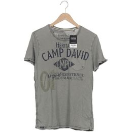 CAMP DAVID Herren T-Shirt, grün, Gr. 46