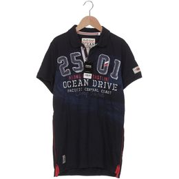 CAMP DAVID Herren Poloshirt, marineblau, Gr. 48