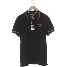 CAMP DAVID Herren Poloshirt, schwarz, Gr. 52