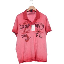 CAMP DAVID Herren Poloshirt, rot, Gr. 54