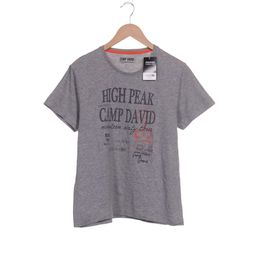 CAMP DAVID Herren T-Shirt, grau, Gr. 52