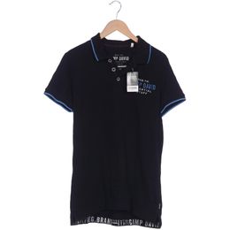 CAMP DAVID Herren Poloshirt, schwarz, Gr. 52