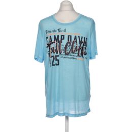 CAMP DAVID Herren T-Shirt, blau, Gr. 54