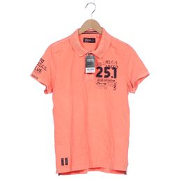 CAMP DAVID Herren Poloshirt, pink, Gr. 46