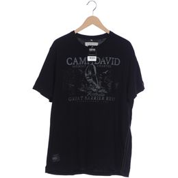 CAMP DAVID Herren T-Shirt, schwarz, Gr. 56