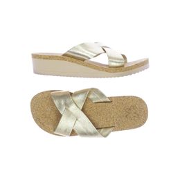 fitflop Damen Sandale, gold, Gr. 37