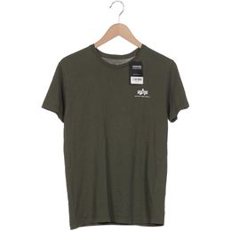 Alpha Industries Herren T-Shirt, grün, Gr. 48