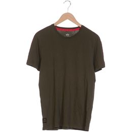 Alpha Industries Herren T-Shirt, grün, Gr. 52