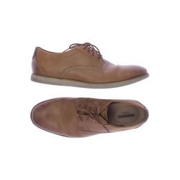 Clarks Herren Halbschuh, braun, Gr. 42