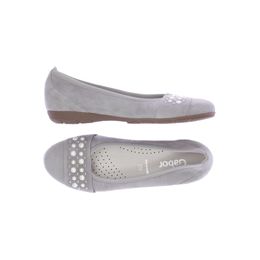 Gabor Damen Ballerinas, grau, Gr. 3.5