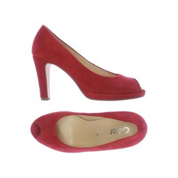 Gabor Damen Pumps, rot, Gr. 4