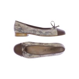 Gabor Damen Ballerinas, beige, Gr. 7.5