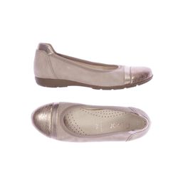 Gabor Damen Ballerinas, beige, Gr. 2.5