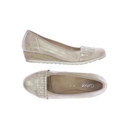 Gabor Damen Pumps, beige, Gr. 8