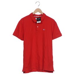 Tommy Jeans Herren Poloshirt, rot, Gr. 54