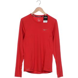 Nike Running Herren Langarmshirt, rot, Gr. 46