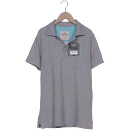 Hollister Herren Poloshirt, grau, Gr. 48