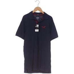 Hollister Herren Poloshirt, marineblau, Gr. 52