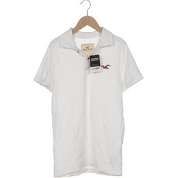 Hollister Herren Poloshirt, weiß, Gr. 52