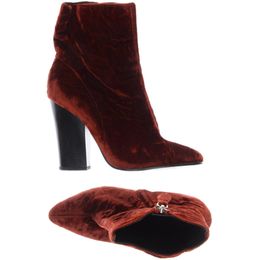 Zara Damen Stiefelette, rot, Gr. 37