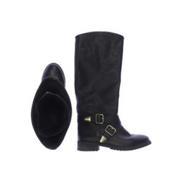 Pull&Bear Pull & Bear Damen Stiefel, schwarz, Gr. 36