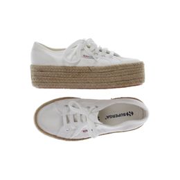 Superga Damen Sneakers, weiß, Gr. 35