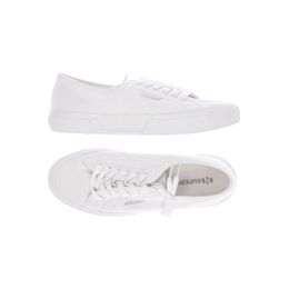 Superga Damen Sneakers, weiß, Gr. 42