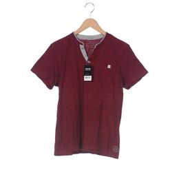 Tom Tailor Herren T-Shirt, bordeaux, Gr. 48