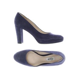 Clarks Damen Pumps, marineblau, Gr. 38