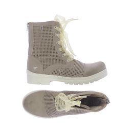 Mustang Damen Stiefelette, beige, Gr. 38