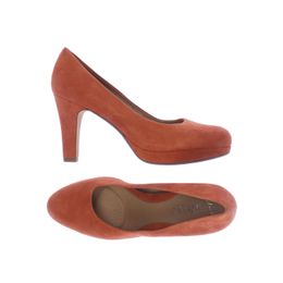 Clarks Damen Pumps, orange, Gr. 7.5