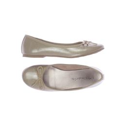 Tamaris Damen Ballerinas, beige, Gr. 37