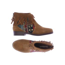 Desigual Damen Stiefelette, braun, Gr. 36